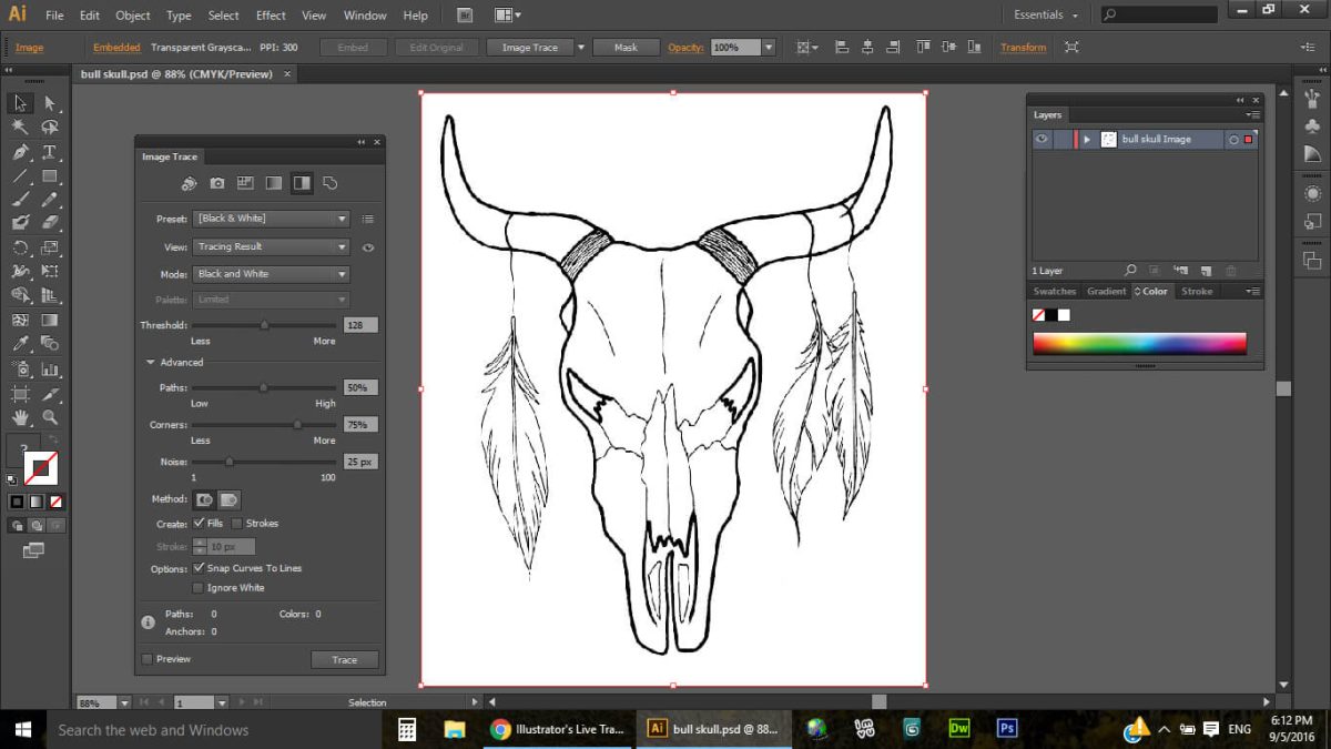 How to Clean up Line Art using Photoshop and Illustrator - Julie Erin ...