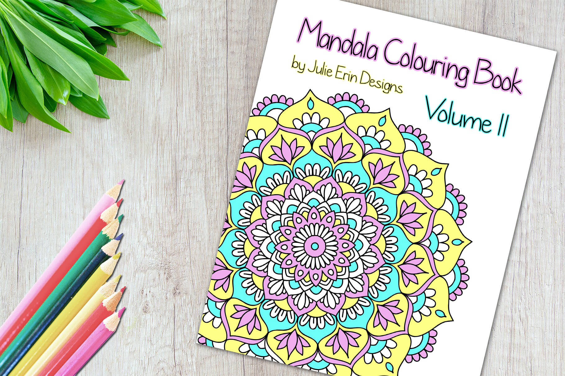 Mandala Colouring Book Volume II Julie Erin Designs