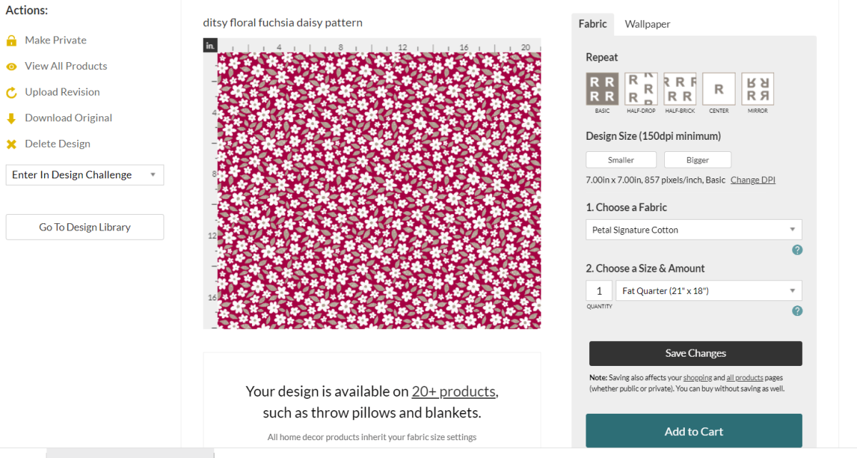 How to Sell Your Art on Spoonflower - and Cheapest Way to Get Samples ...